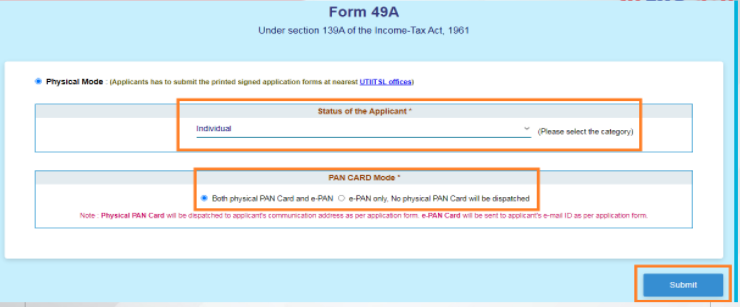 PAN Card – Procedure – nimbusknowledgebank