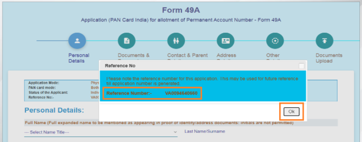 PAN Card – Procedure – nimbusknowledgebank